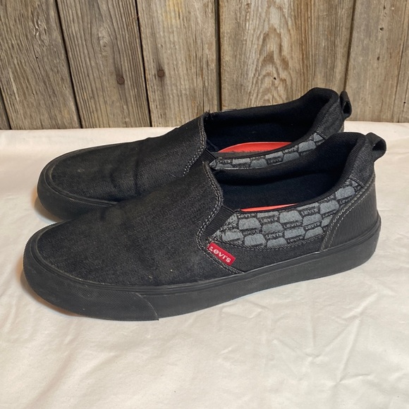Levi's | Shoes | Levis Lance Slip On Shoes Black Size 95 | Poshmark